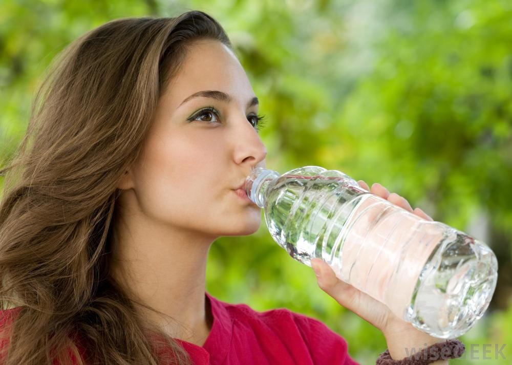 Famous People Drinking Water