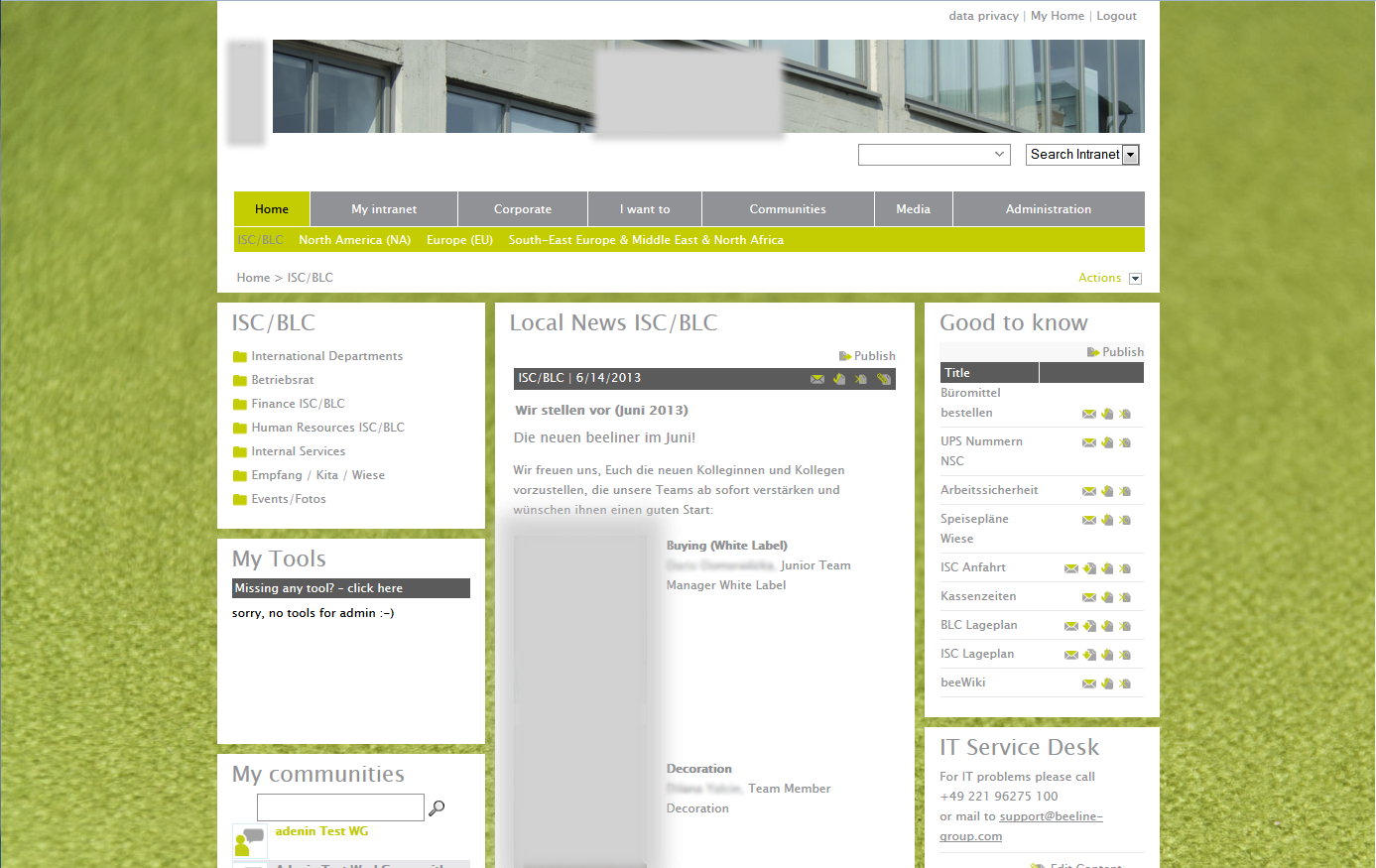 Intranet Example