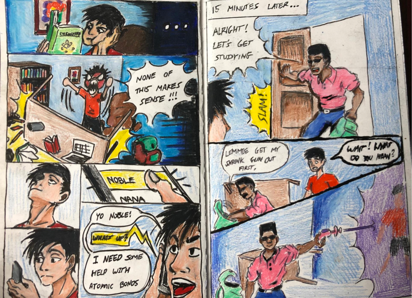 Albert Einstein Comic Strip