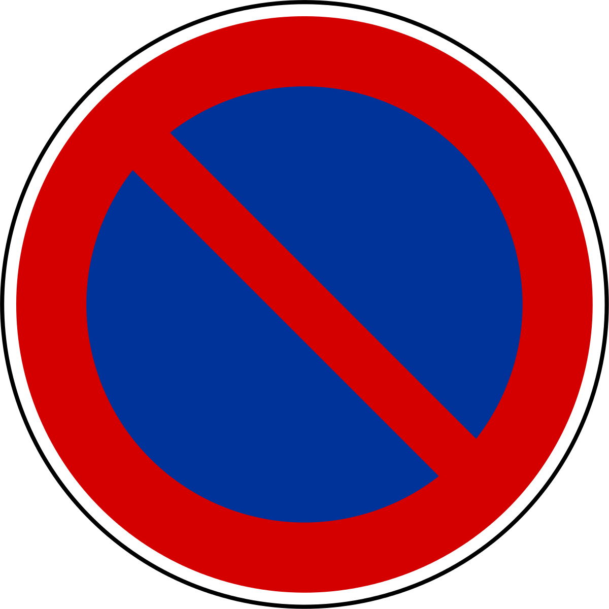 Blue Road Signs