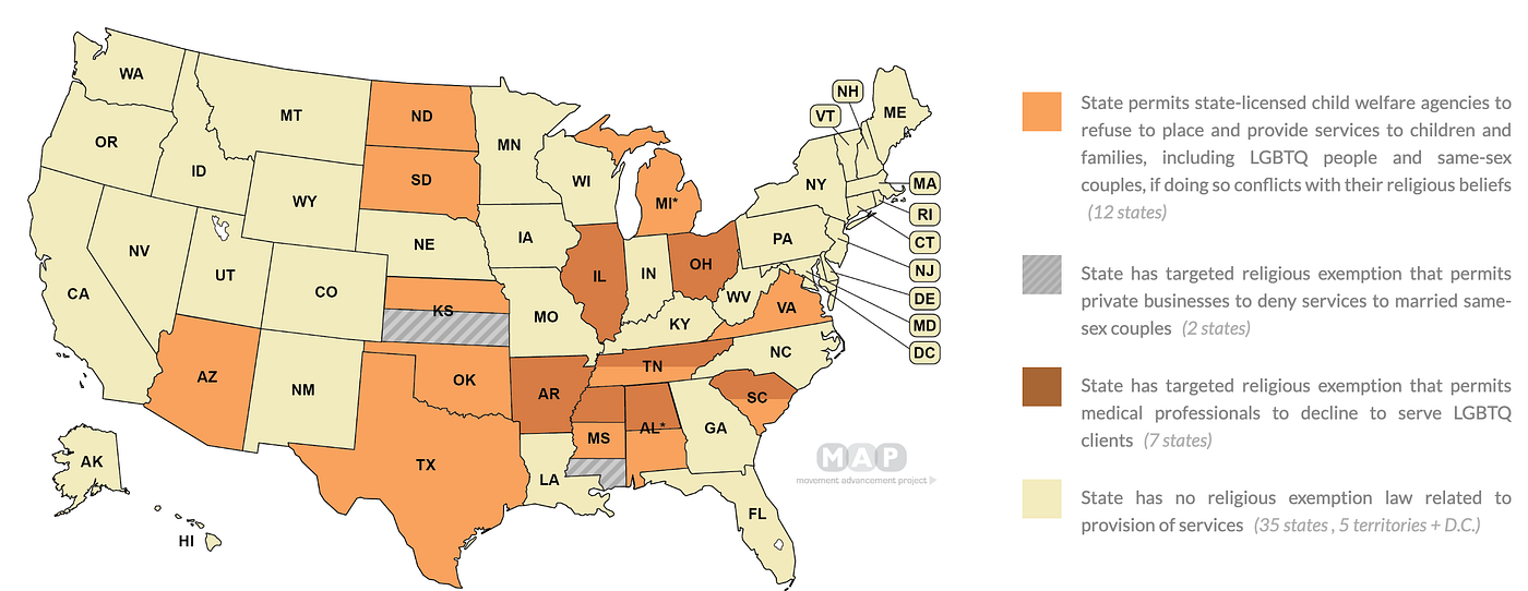 Gay Rights Map