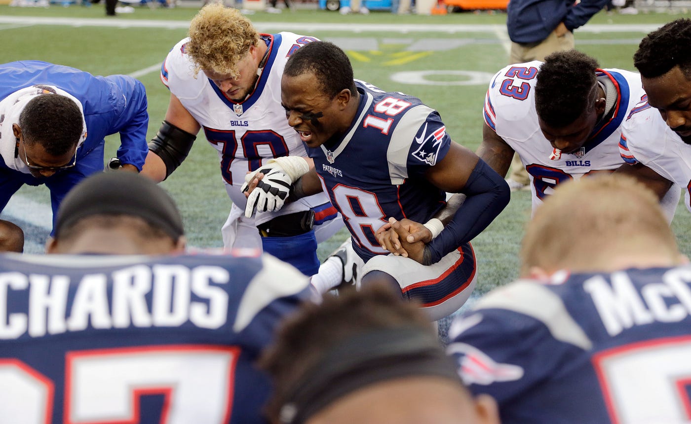 Guys Watching Football Patriots