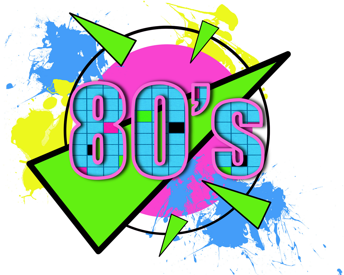 80s Fashion Clipart