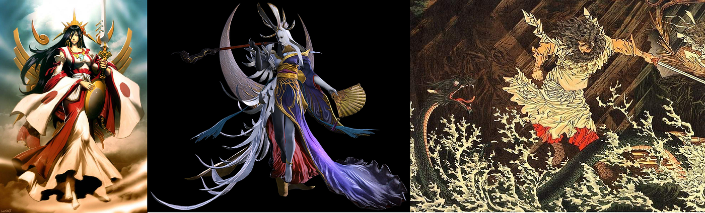 Amaterasu Tsukuyomi Susanoo