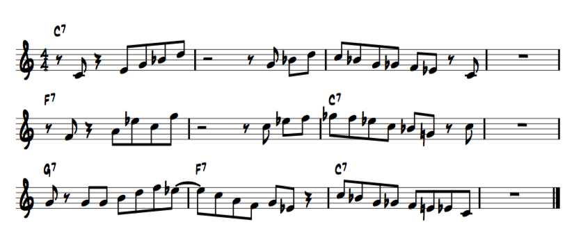 Jazz Music Notes