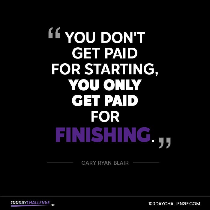 Strong Finish Quotes