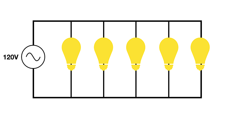 Series Circuit Examples Christmas Lights