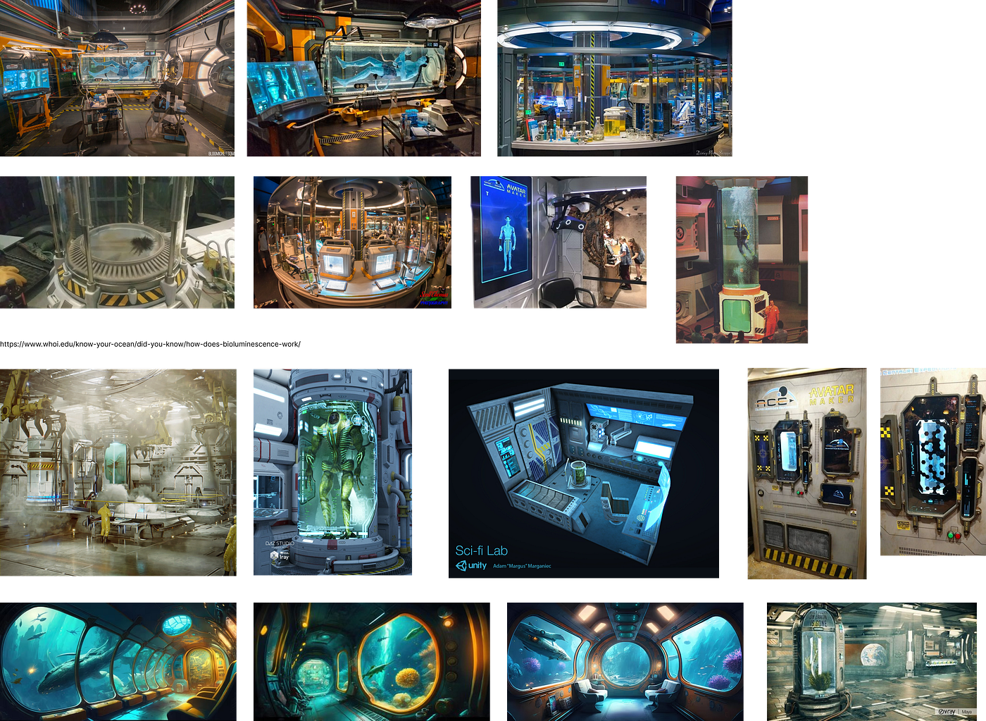 Underwater Research Lab Designs