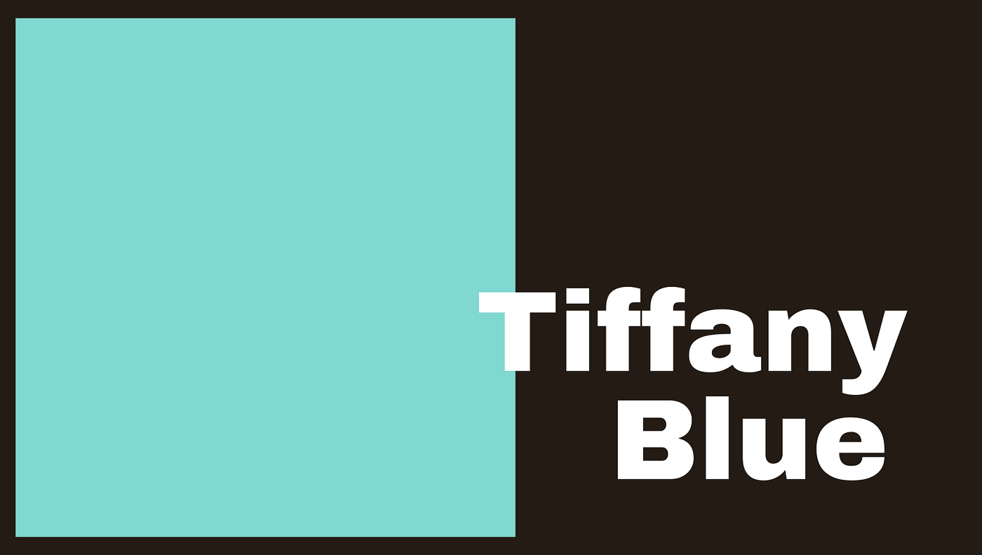 Tiffany Blue Color Code Cmyk