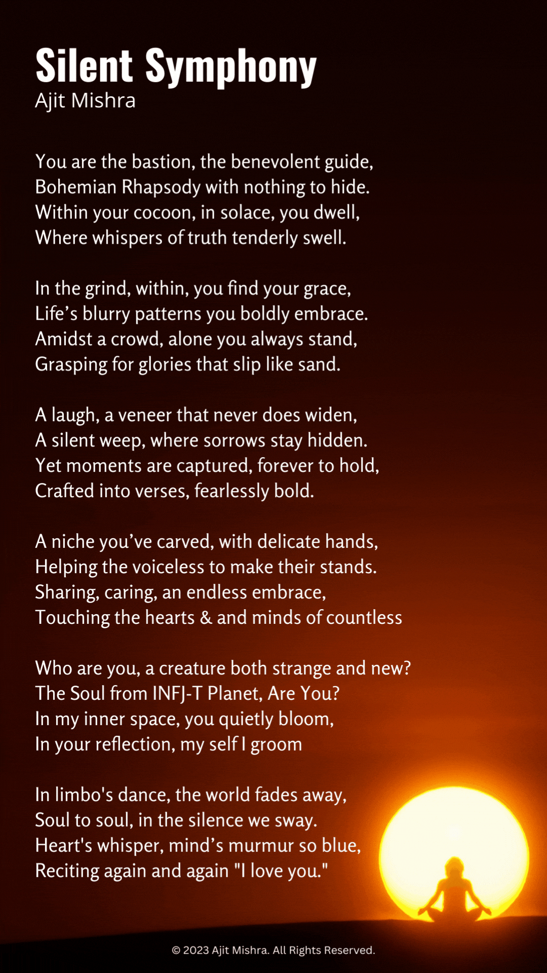 Infj Poems