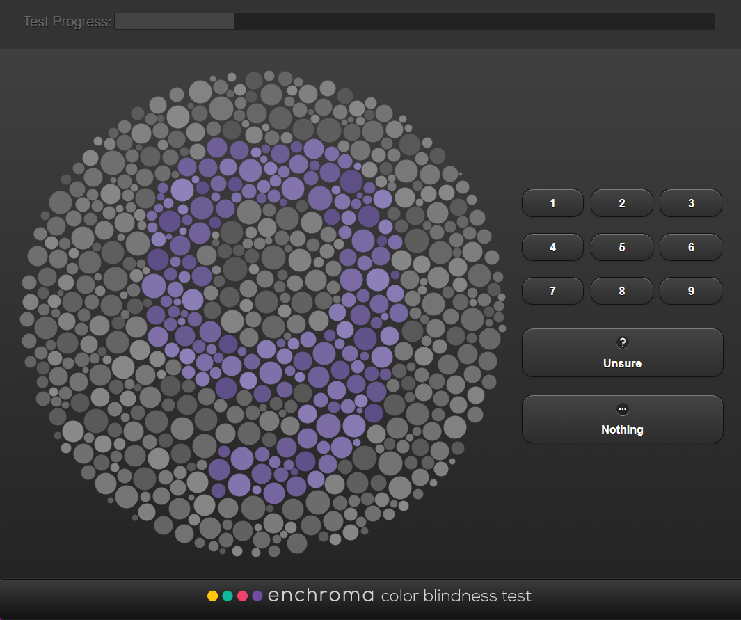 Purple Brown Color Blind Test