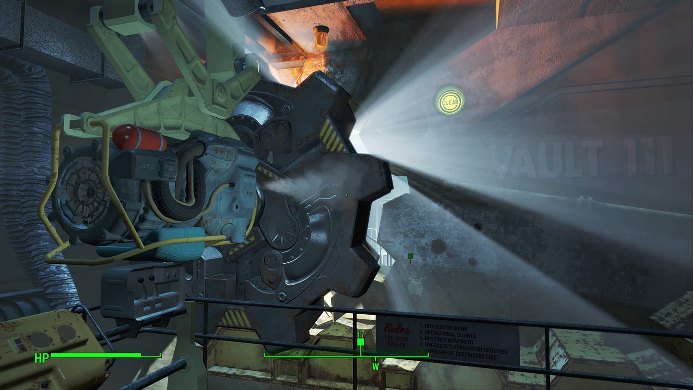 Vault 111 Door Closed