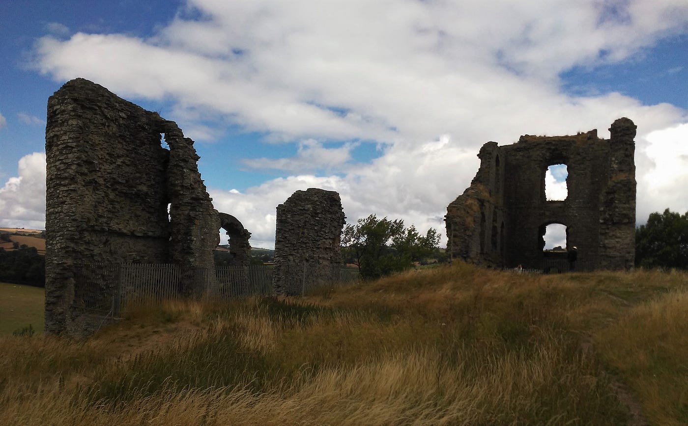 Clun Castle England Medieval