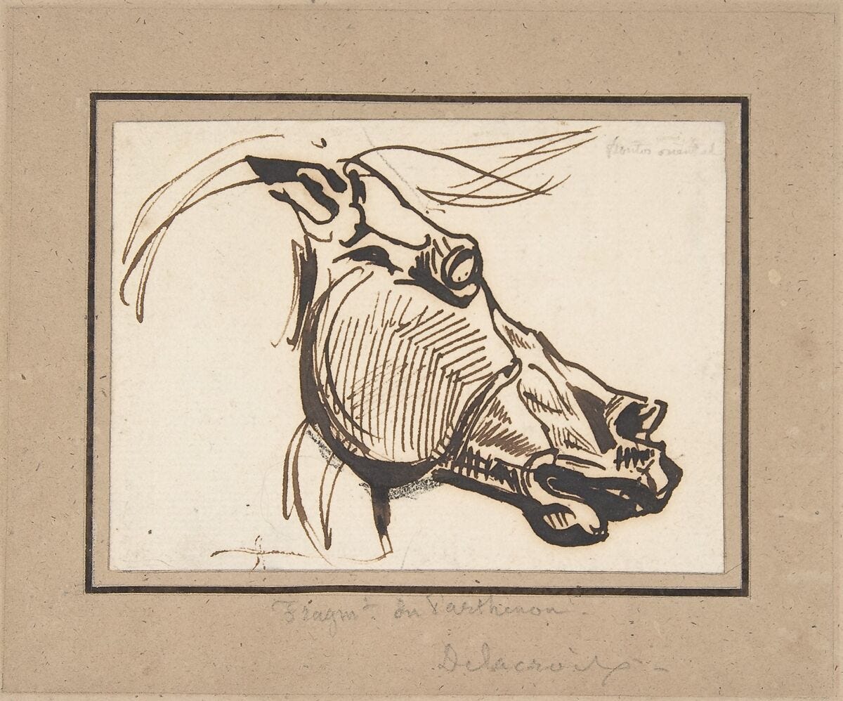 Eugene Delacroix Drawings