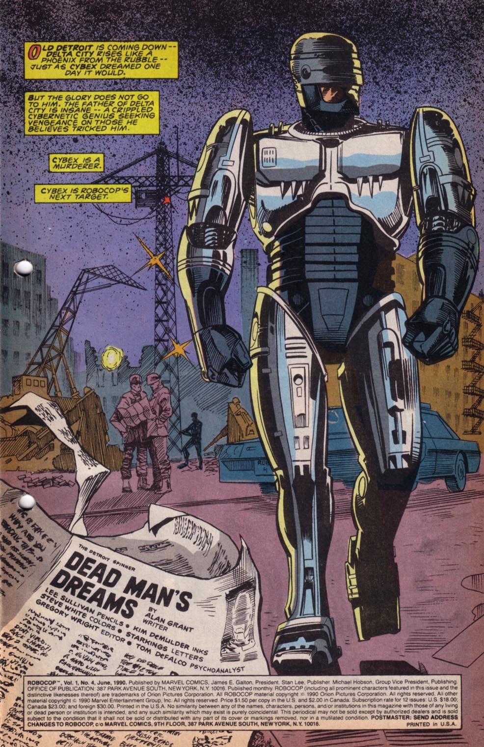 Robocop Comic Art
