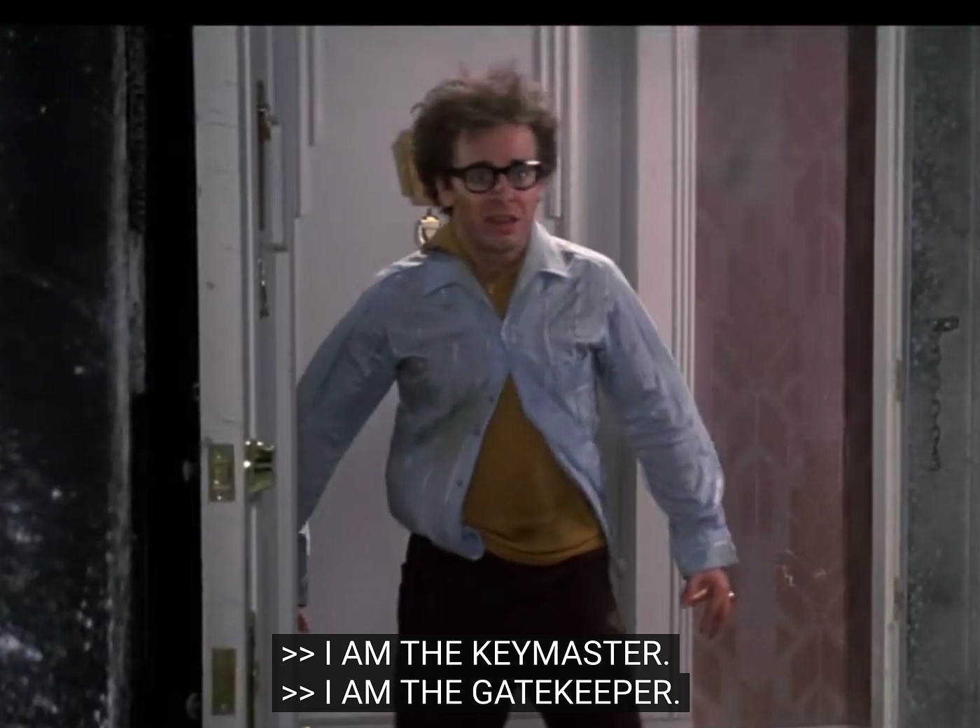 Rick Moranis Gatekeeper Quote Louis Tully | Ghostbusters Wiki | Fandom
