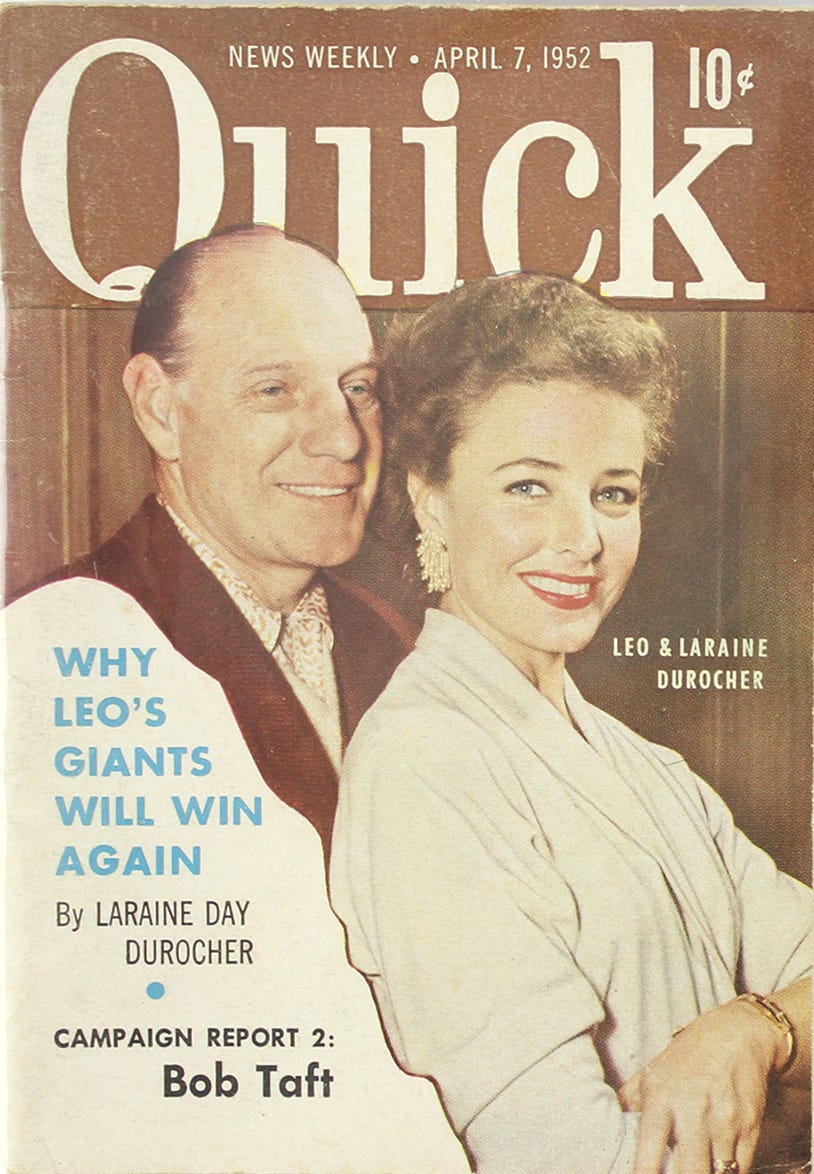 Leo Durocher Laraine Day