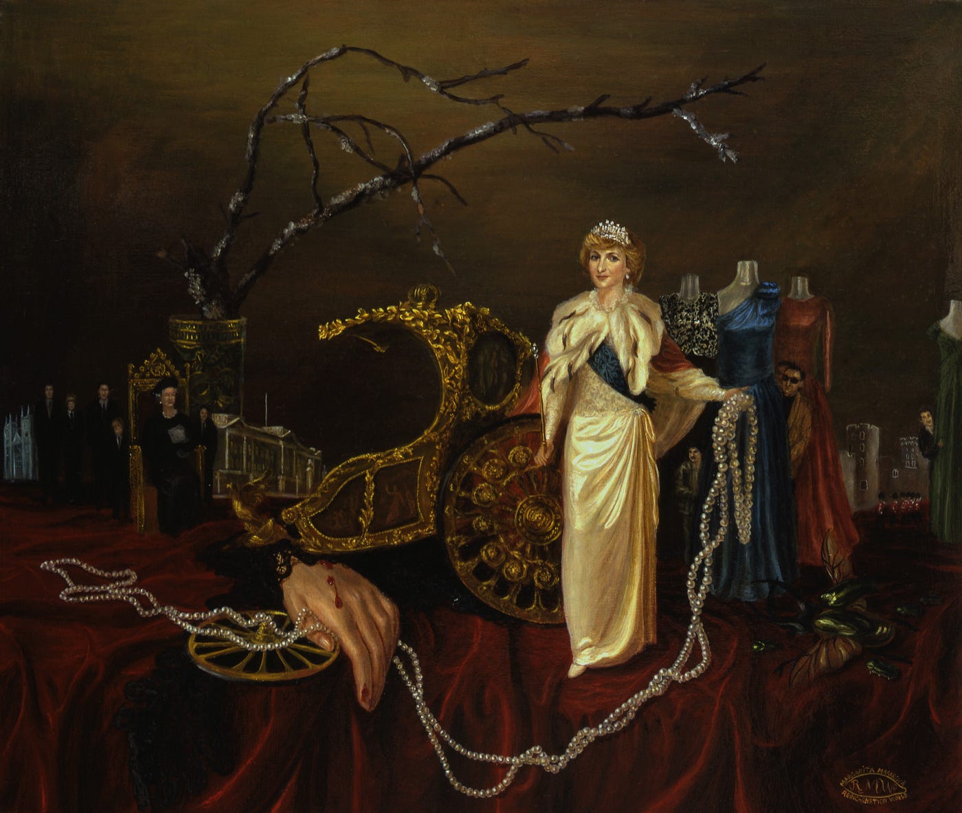 Princess Diana Royal Painting