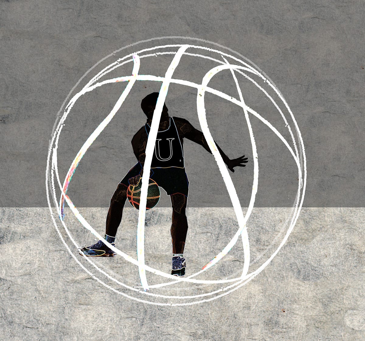 The Professor Basketball Logo