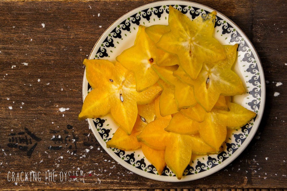 Parts Of A Star Fruit