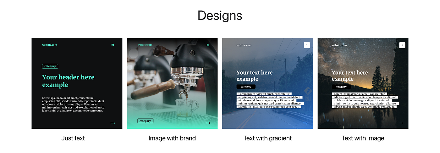 Text Instagram Post