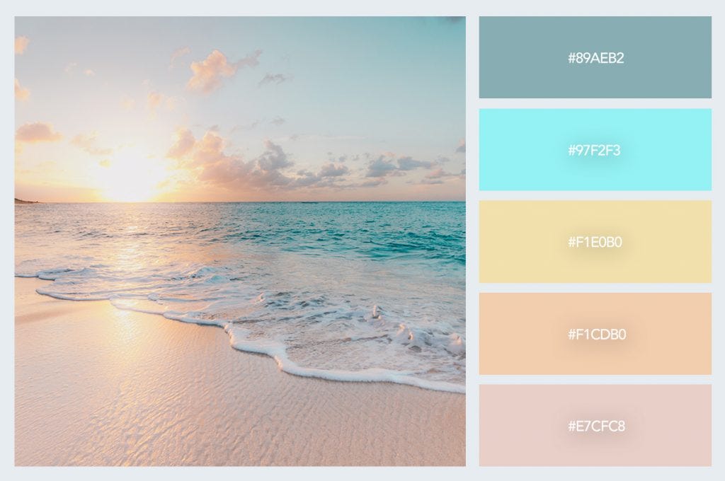 Subtle Pastel Color Palette