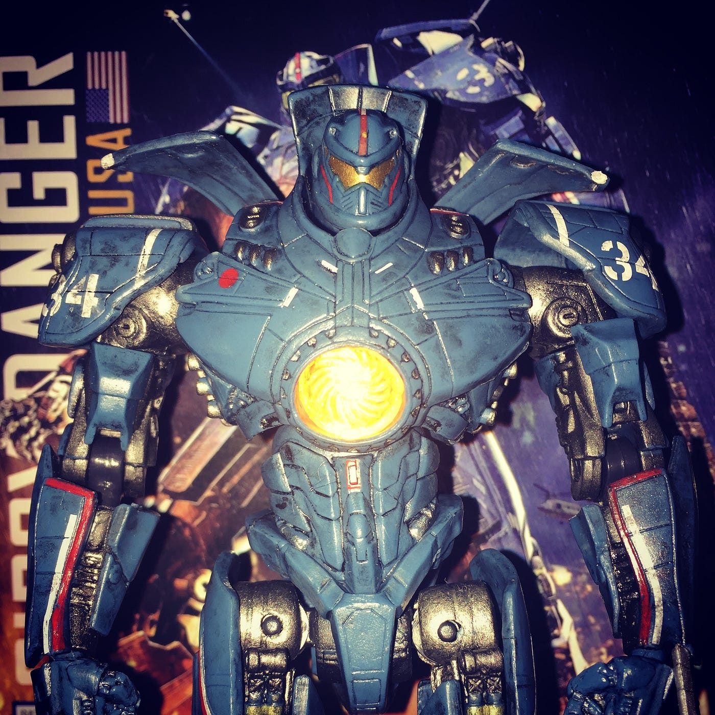 Pacific Rim Jaeger Gypsy Danger Blueprint