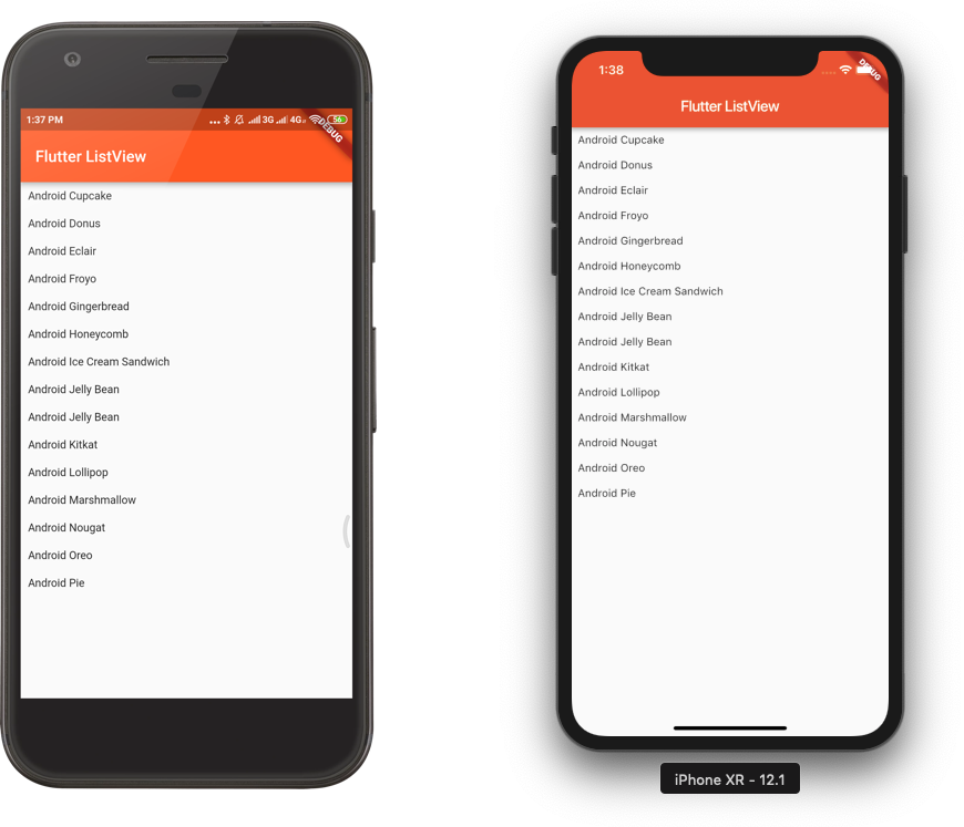 Flutter Listview Flutterid Flutter ListView And ScrollPhysics: A