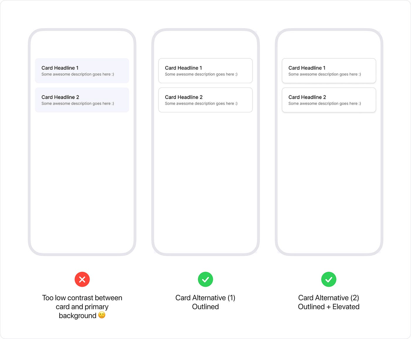 Card With Icon Ui Design