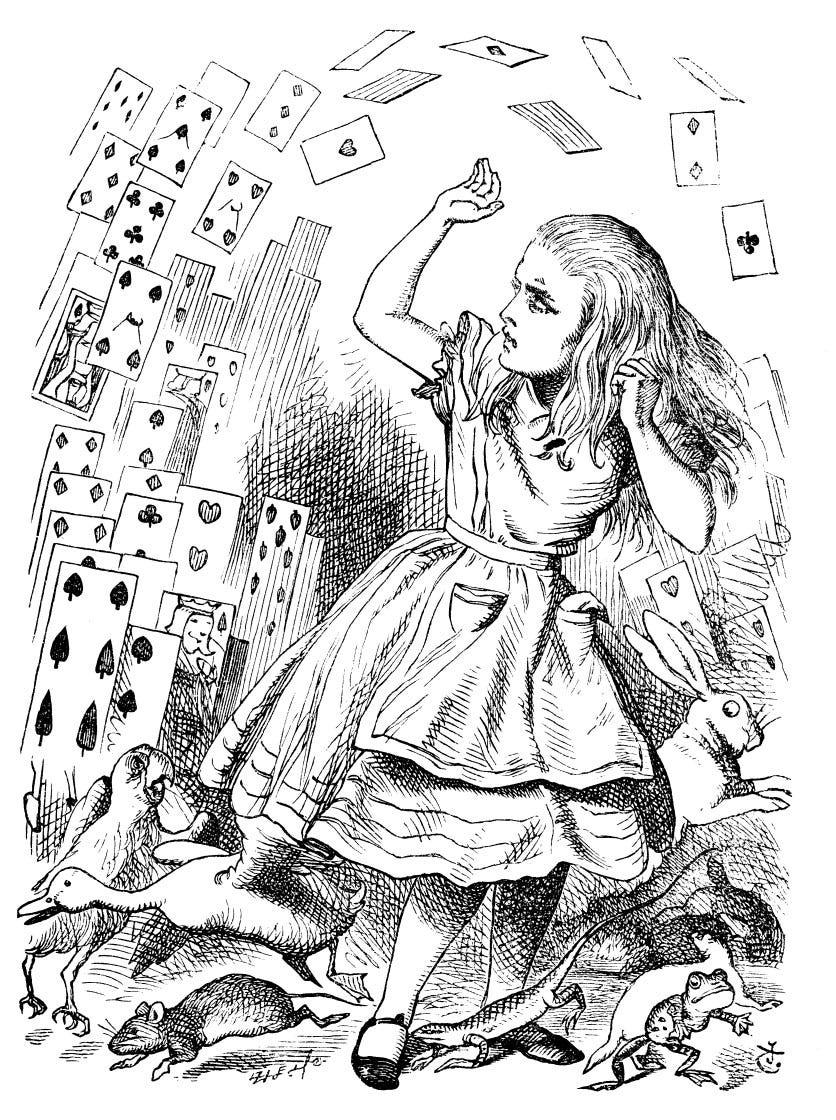 Alice In Wonderland Original Book Illustrations