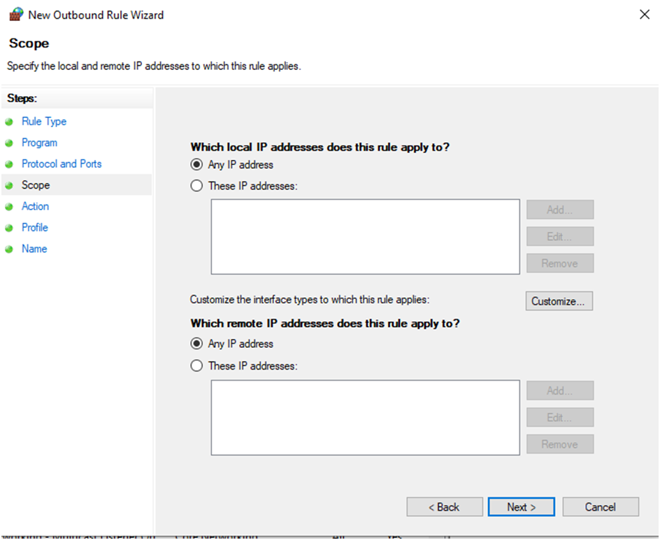 Windows Defender Firewall Rule Is Blocking Your Connection LayerStack
