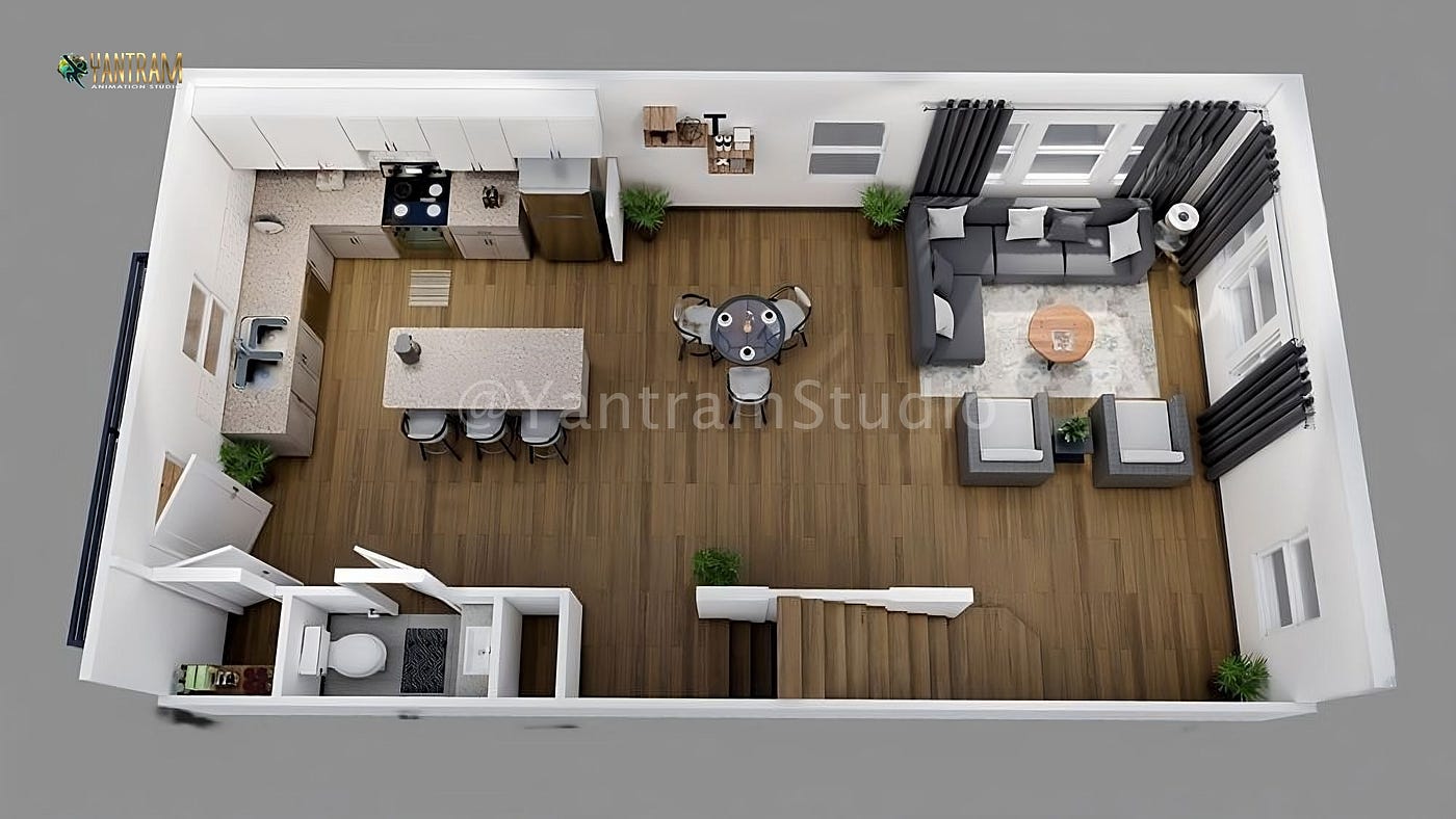 Architectural Floor Plan Rendering
