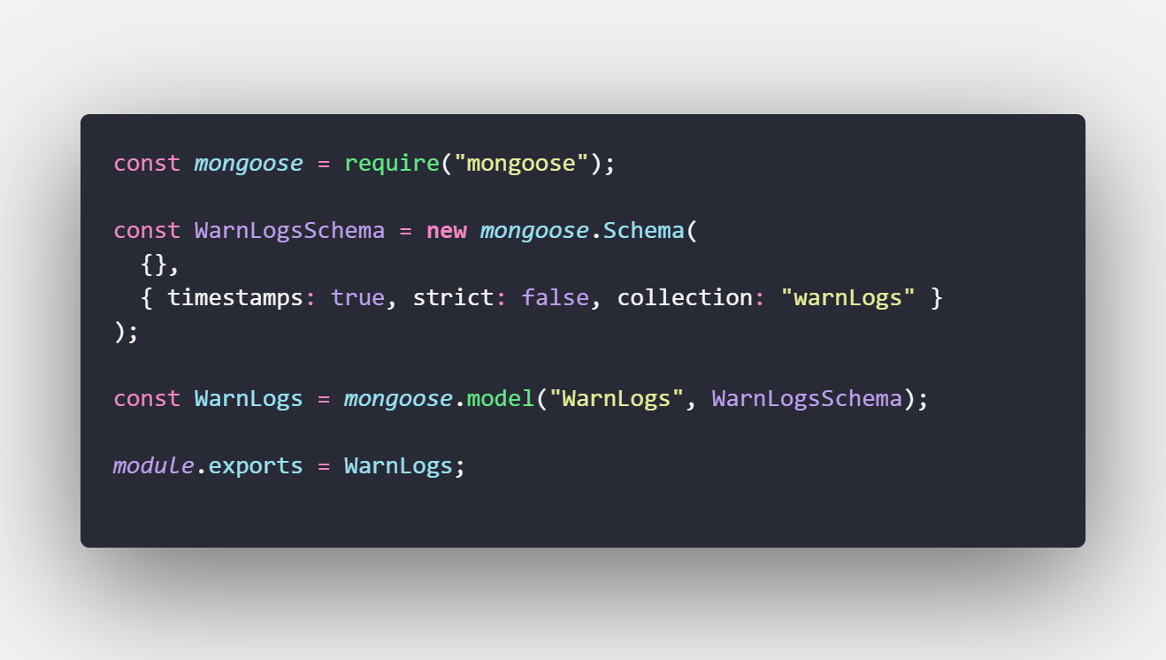 Timestamps Mongoose