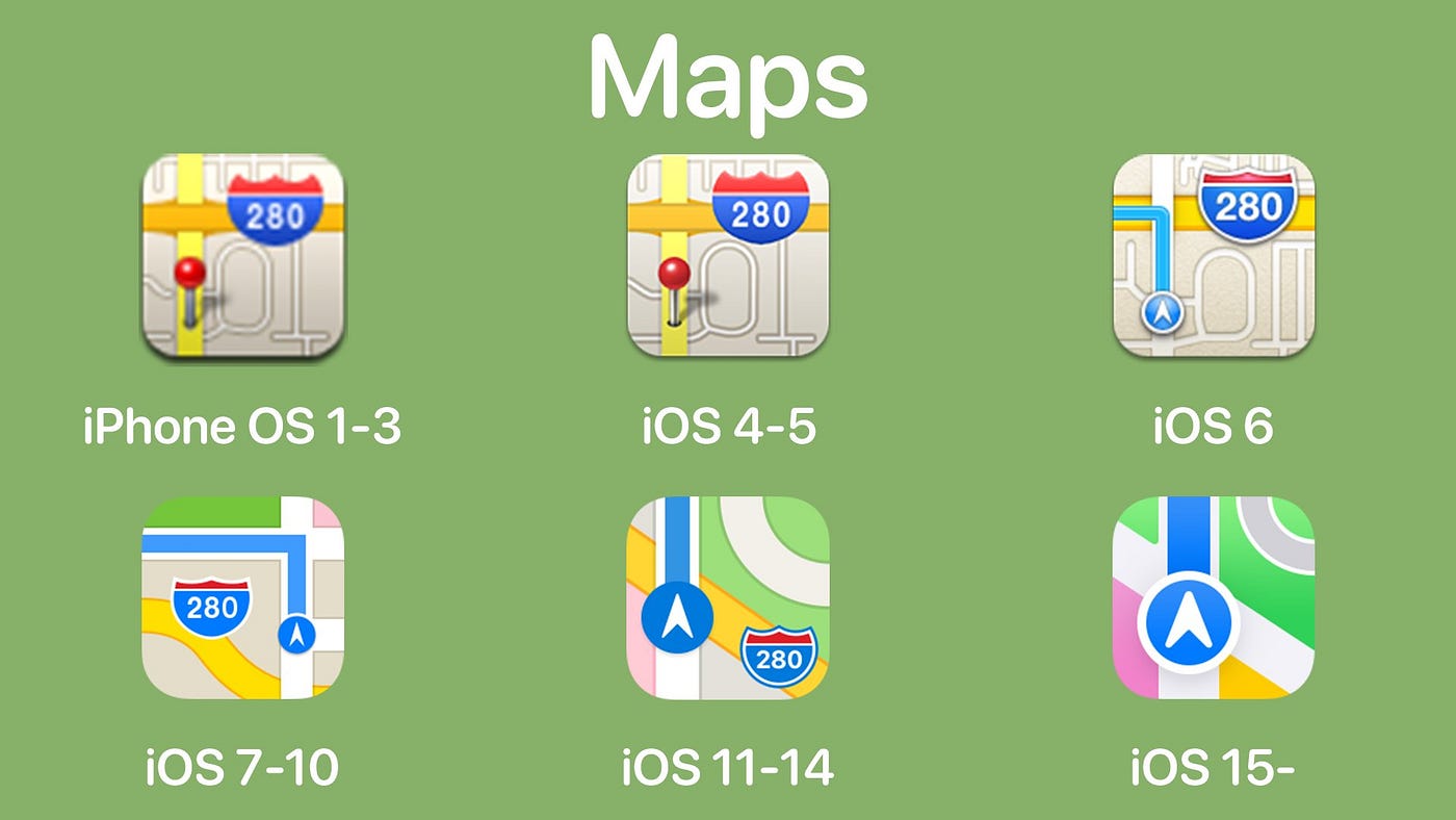 Ios 7 Maps Icon