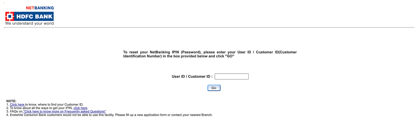 Hdfc Netbanking Login