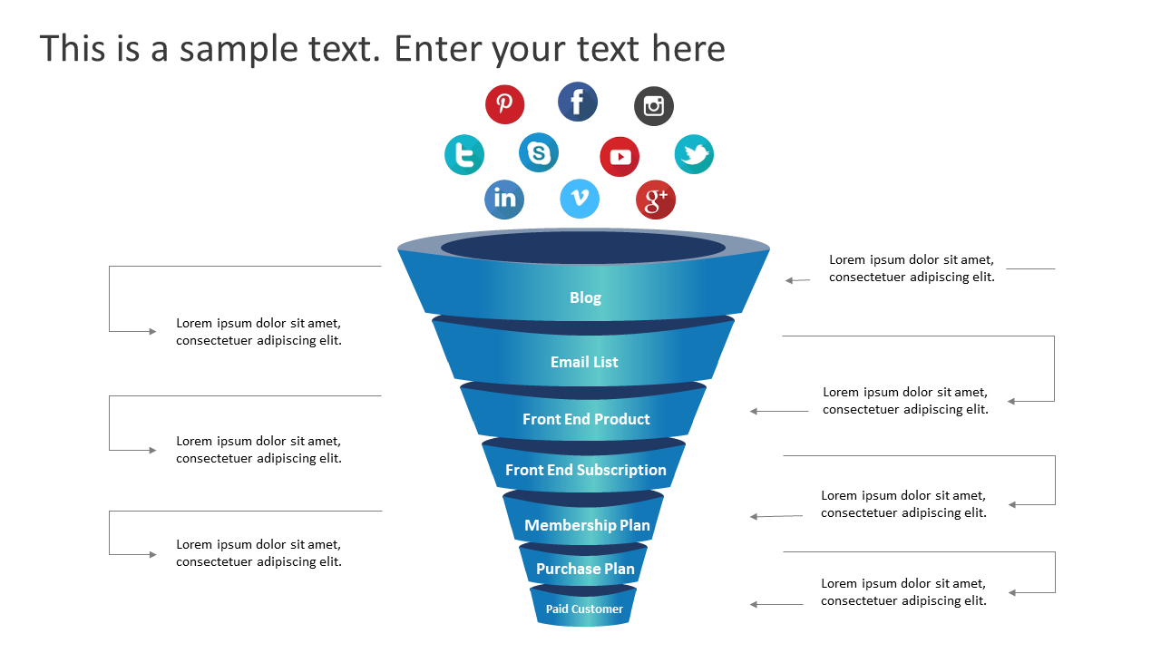 Sales Funnel Template Powerpoint