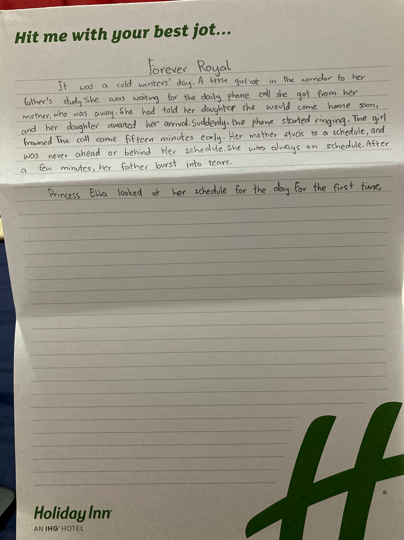 Letter Waiting For Forever