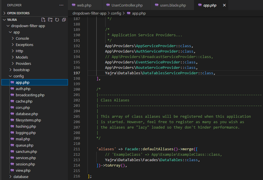 Laravel Datatables Filter With Dropdown Example Php Laravel : Search