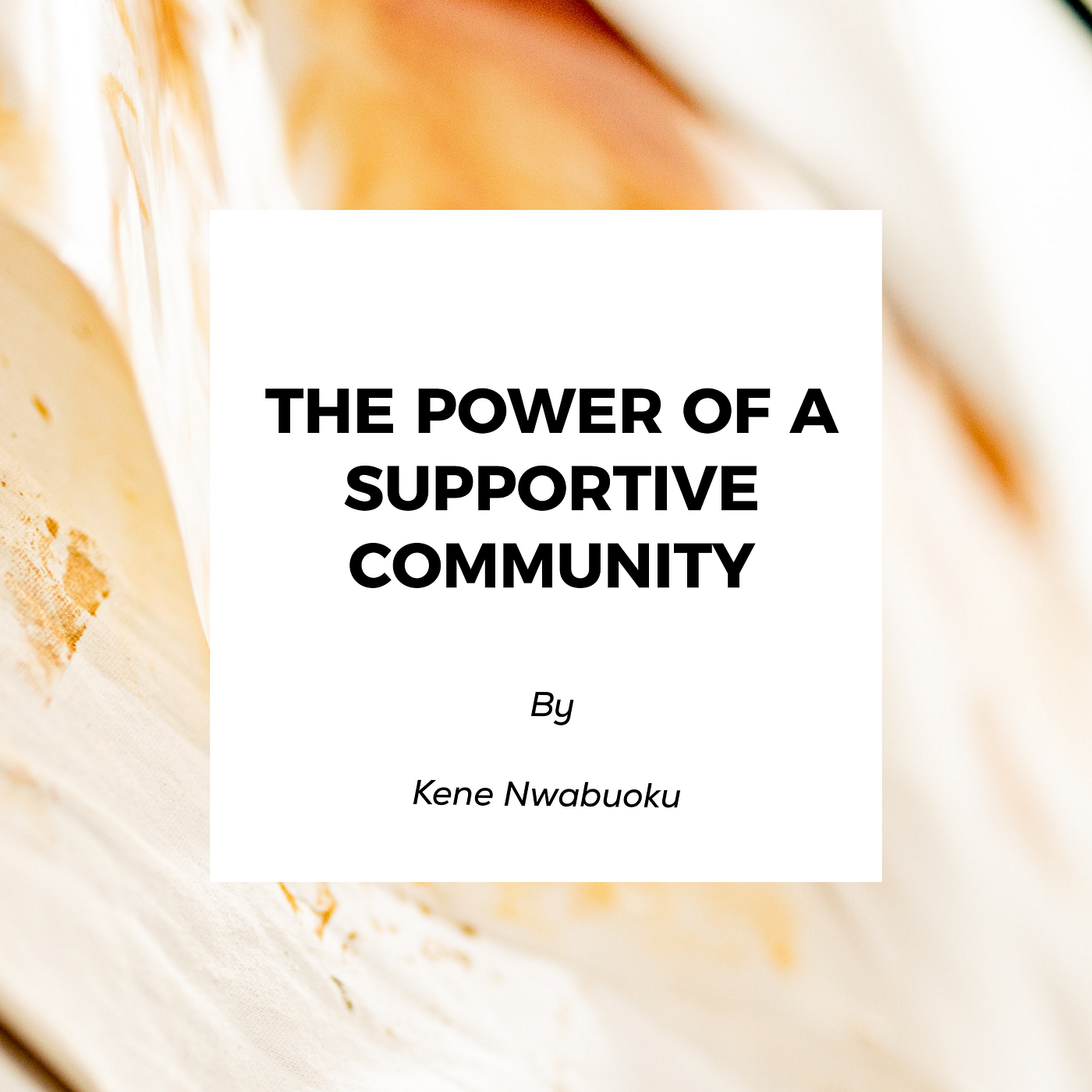 Power Of Community Quotes