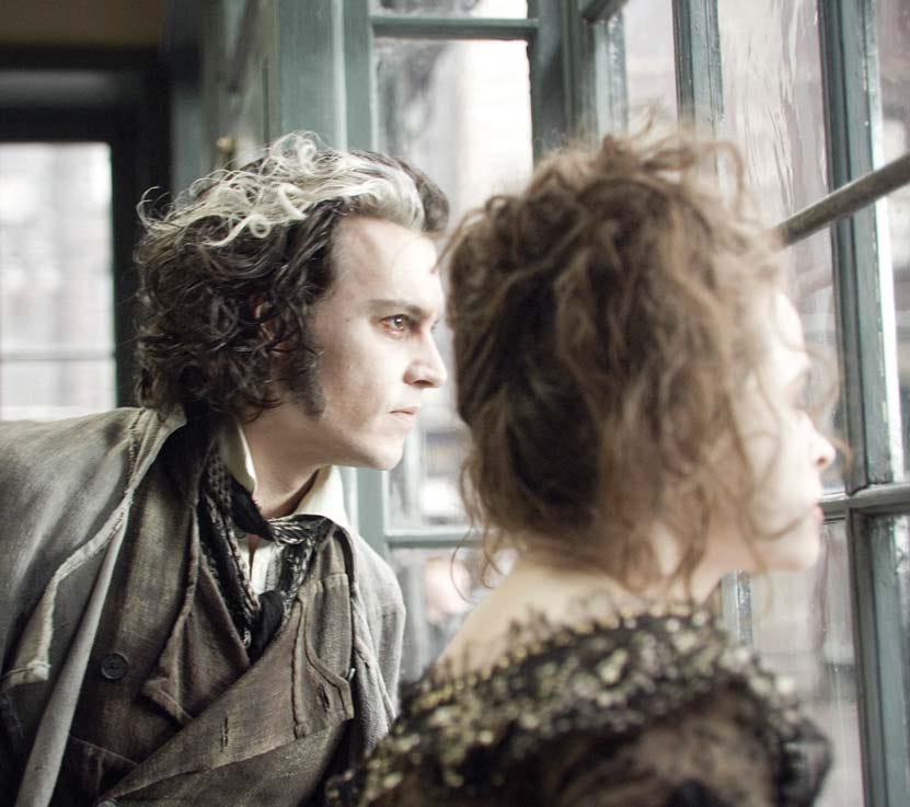 Líníochtaí Tim Burton Sweeney Todd