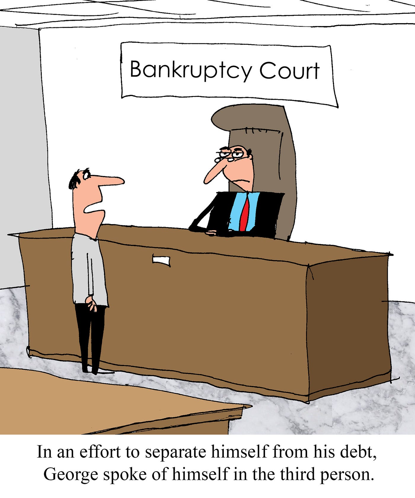 Bankruptcy Court Cartoon