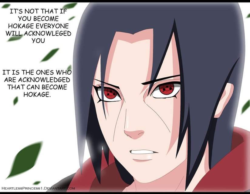 Itachi Hokage Quote Best Itachi Uchiha Quotes In Naruto