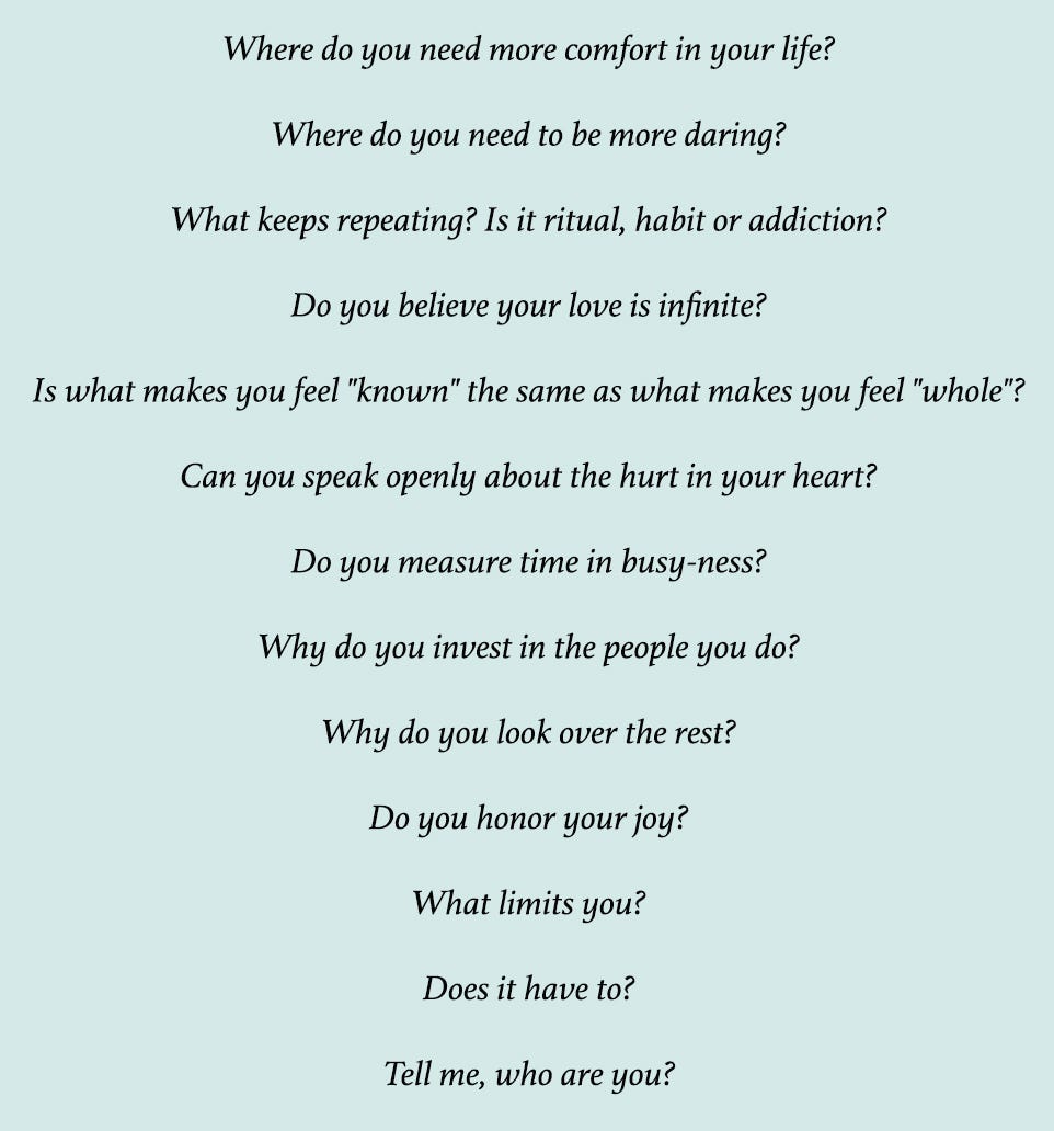 List Of Questions About Yourself