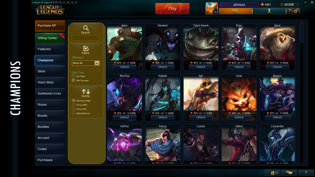League Of Legends Ui Skins