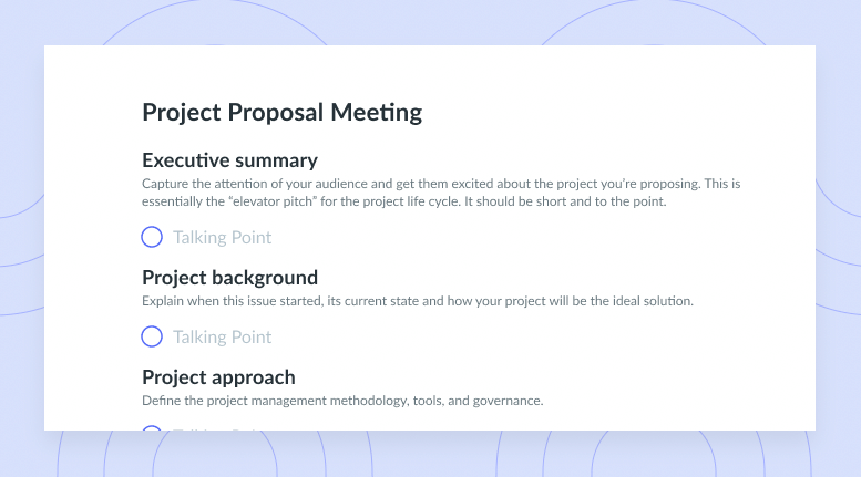 Project Meeting Template Project Meeting Agenda For New Product