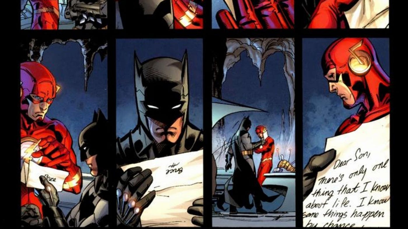 Flashpoint Paradox Batman Letter