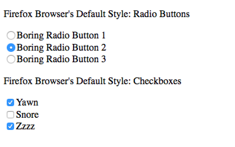 Radio Button Text Style