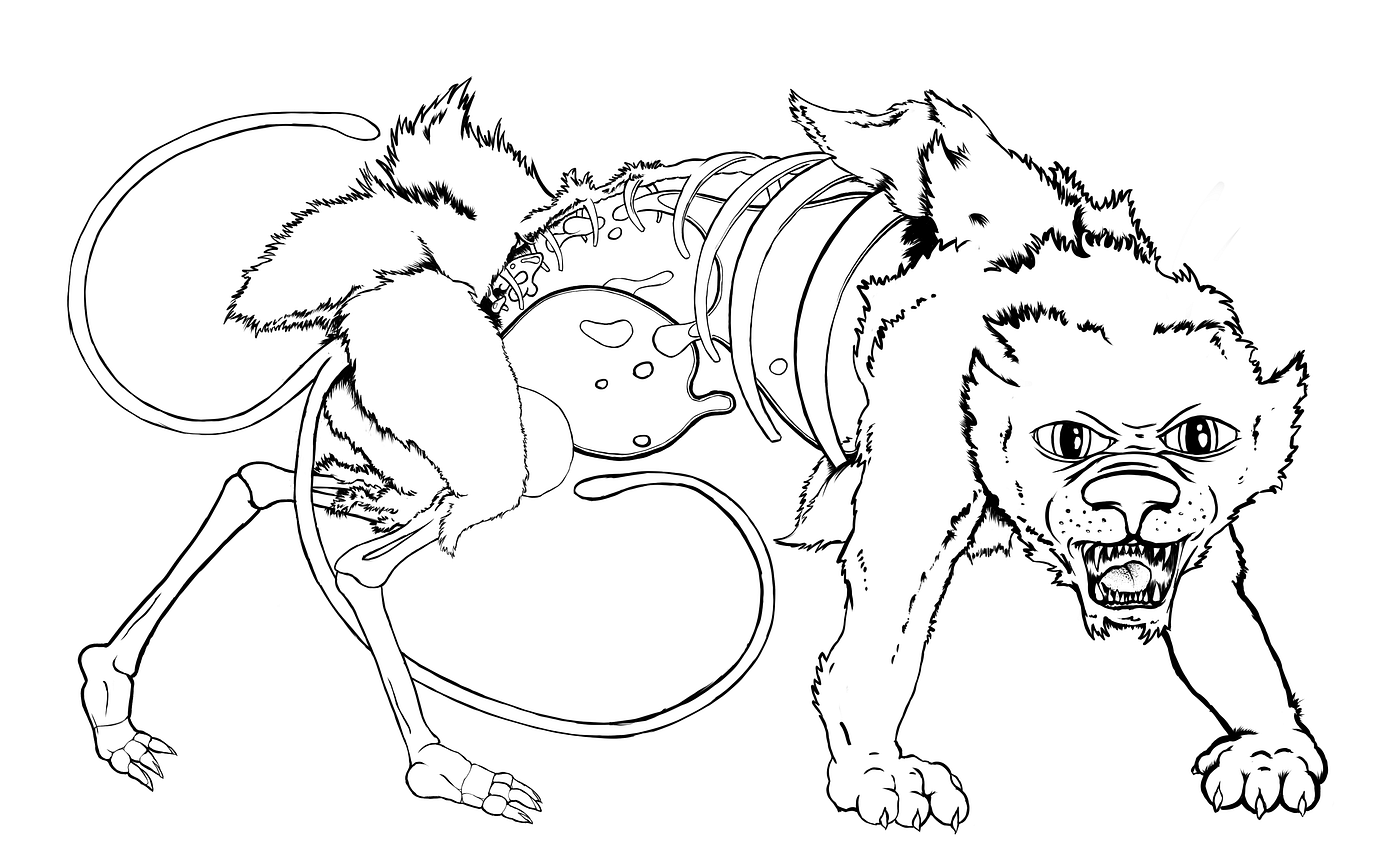 Spectral Tiger Art