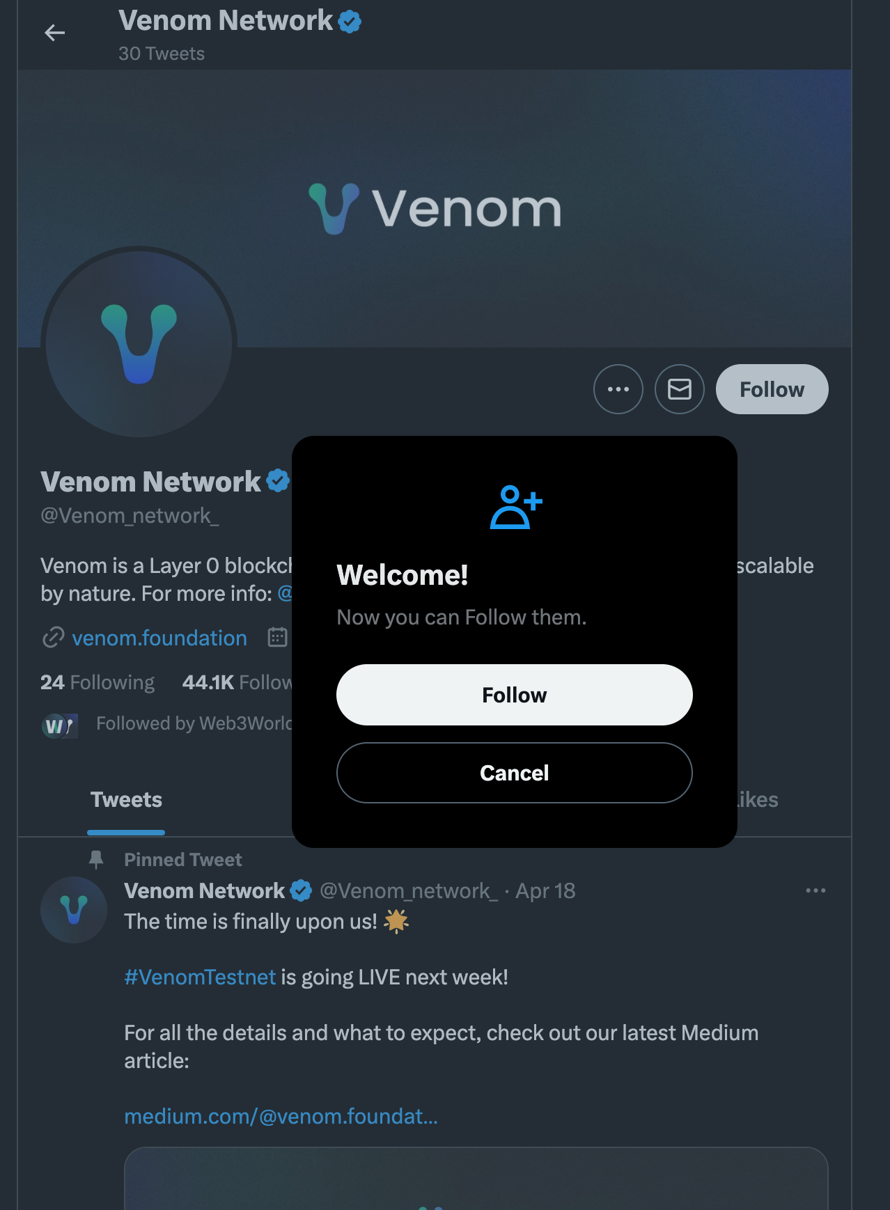 Venom — Teletype