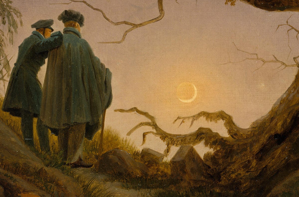 Caspar David Friedrich Two Men